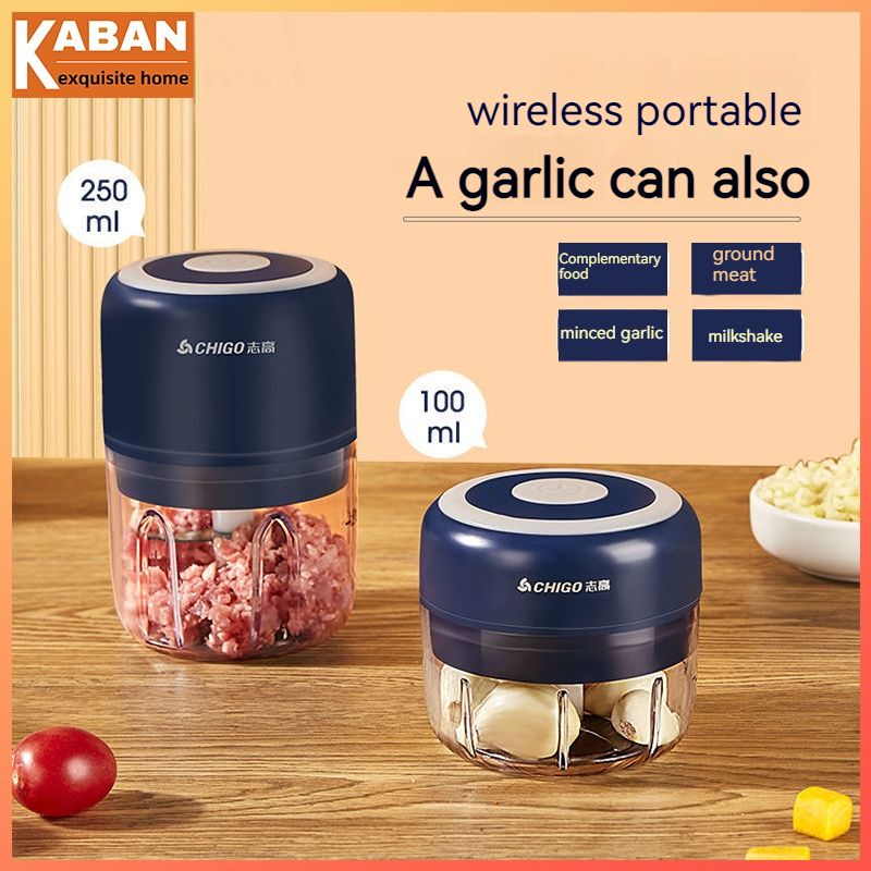 Portable Electric Garlic Masher Cordless Garlic Cutter Cordless Garlic ...