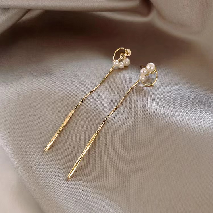 (Abbpo) K062# South Korea tassel net red tide personality simple long ...