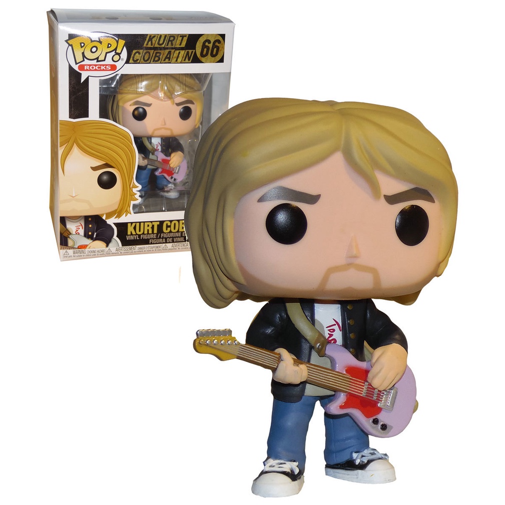 Funko POP 66 Kurt Cobain Rocks (Live And Loud) Vinyl Figure Toy Gift ...