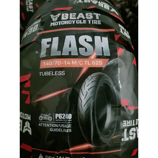 BEAST FLASH (P6240)TUBELESS TIRE 14-17" (INCHES)Skid tiresORIGINAL ...