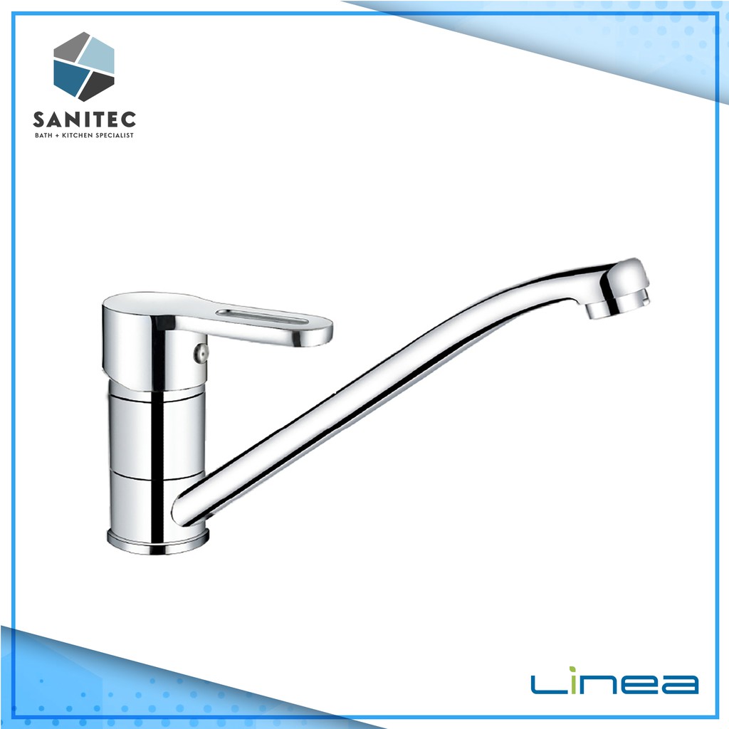 Linea - Kitchen Faucet sink mixer low spout by Sanitec | Shopee Philippines