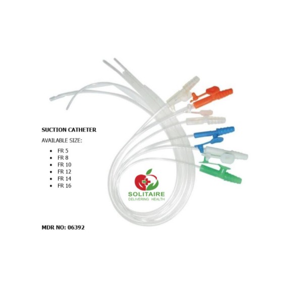 SUCTION CATHETER SOLITAIRE PER PIECE ( FR.8, 10, 12, 14, 16) | Shopee ...
