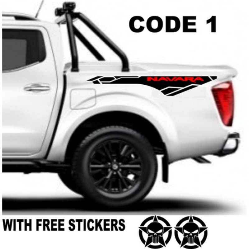 Nissan Navara Side Sticker Design Set 2pcs | Shopee Philippines
