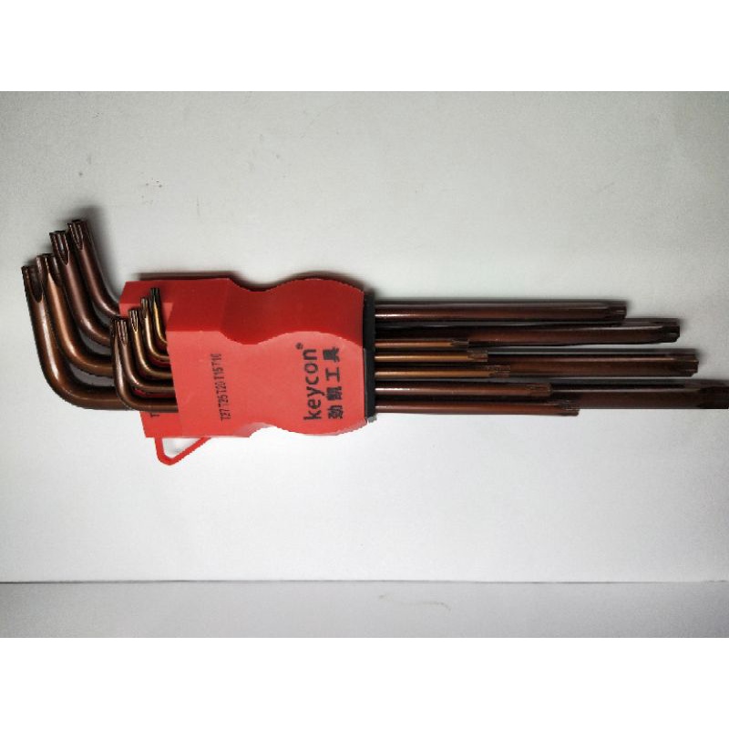 S2 Brown EXTRA LONG STAR TORX ALLEN KEY SET EXTRA LONG HEX KEY SET ...