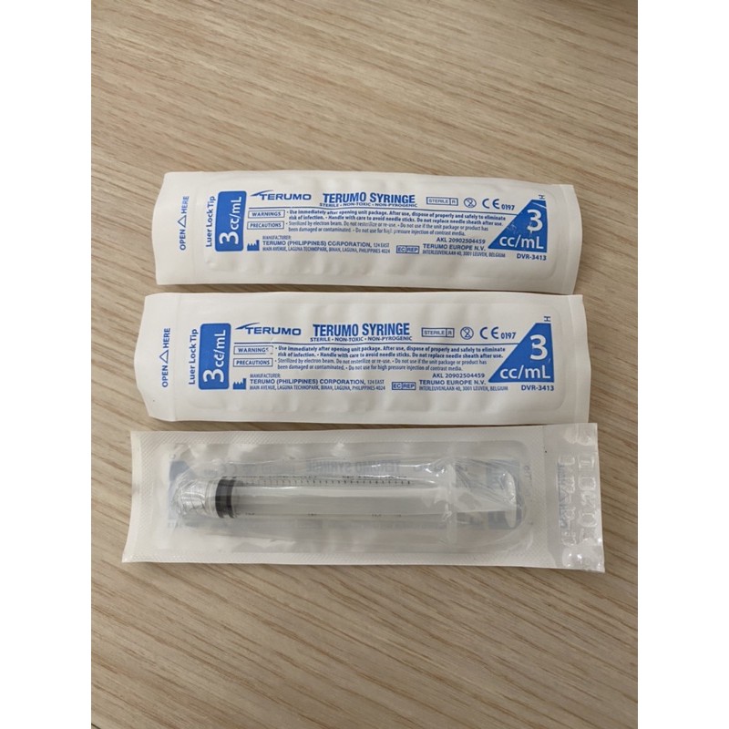 TERUMO 3cc syringe - tingi - per piece | Shopee Philippines