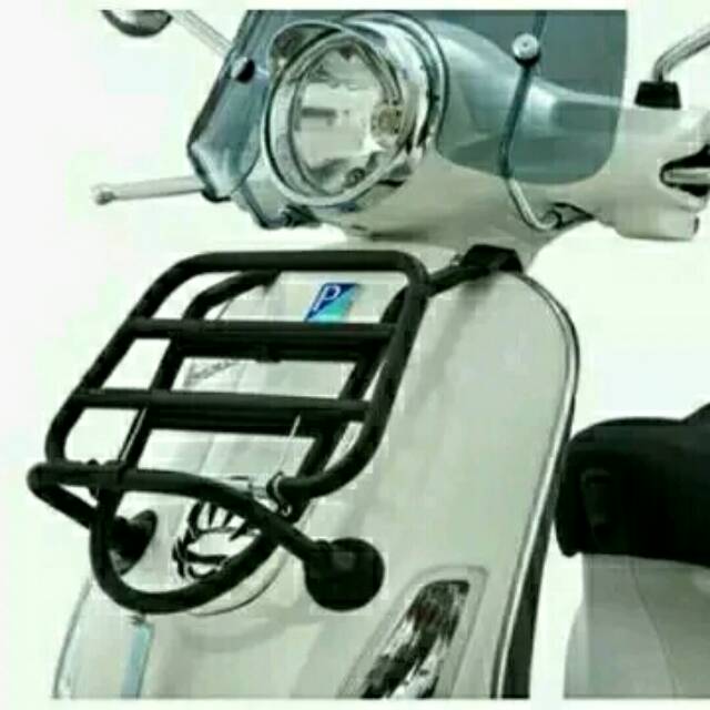 Vespa Lx and S Frontrack Vespa Front Rack Accessories Front Rack ...