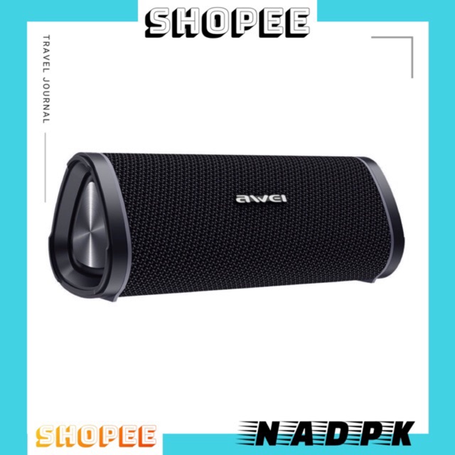 Awei Y331 TWS 2000mAh Portable Wireless Bluetooth Super Bass Sound Speaker Support AUX and TF ...