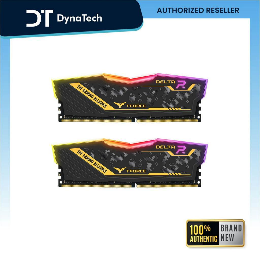 T-Force Delta TUF RGB 32GB 16Gx2 DDR4 3600MHz TF9D432G3600HC18JDC01 Desktop Memory | Shopee ...