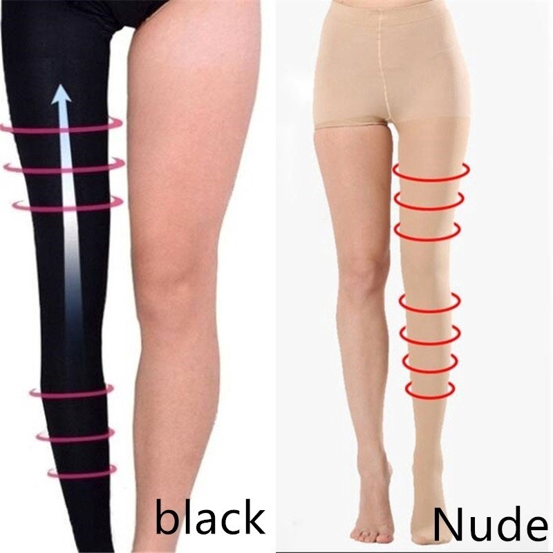 Compression Pressure Shaping Stockings Leggings Varicose Veins Stocking ...