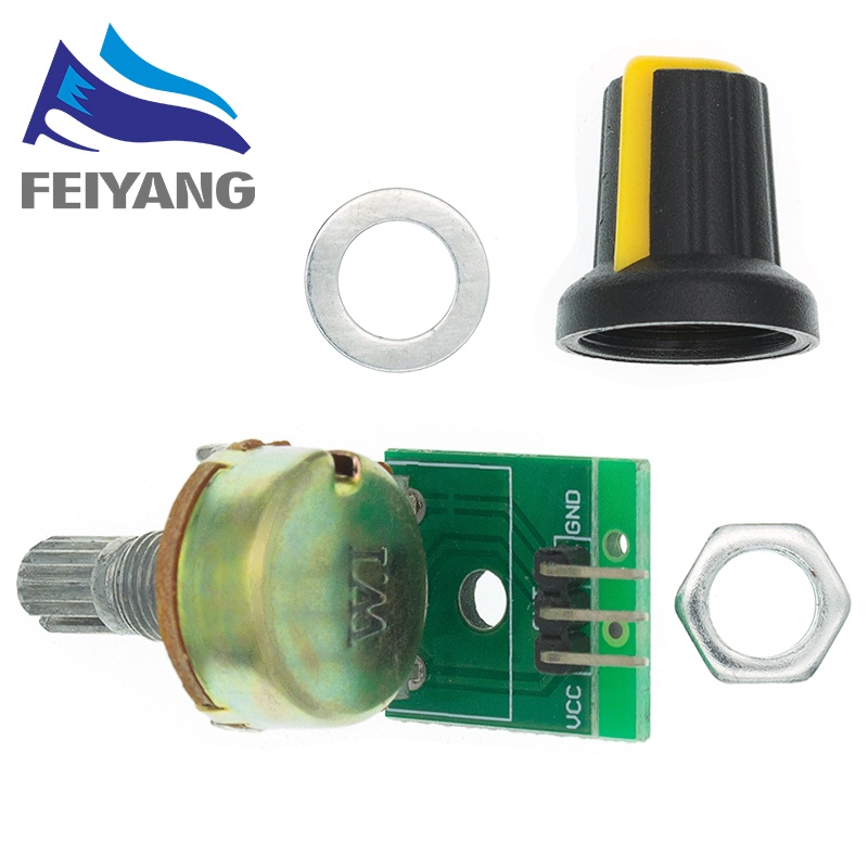 10K Resistance Potentiometer Module Adjustable Resistance Module Single ...