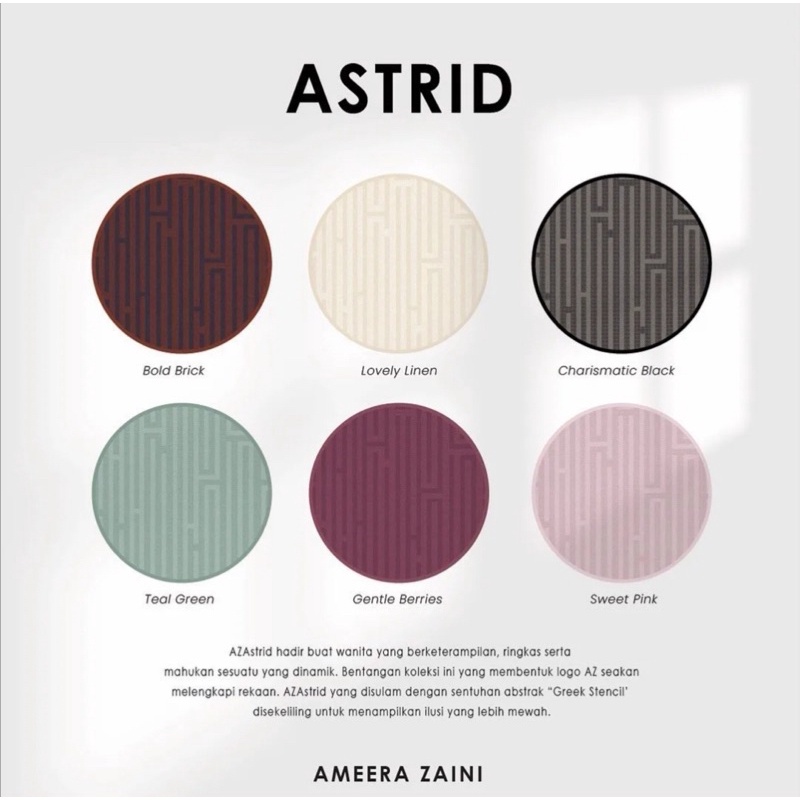 ASTRID BY AMEERA ZAINI | Shopee Philippines