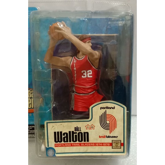 McFarlane NBA "BILL WALTON" NBA LEGENDS PORTLAND TRAILBLAZERS 1974-1978 ...