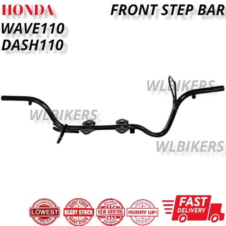 HONDA W110 WAVE110 DASH ALPHA FRONT STEP BAR DEPAN KAKI PIJAK -HOT ITEM ...
