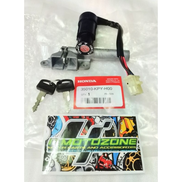 Ignition switch set/Key set Honda Xrm 125 Fi/Rs 125 Fi Honda Genuine ...