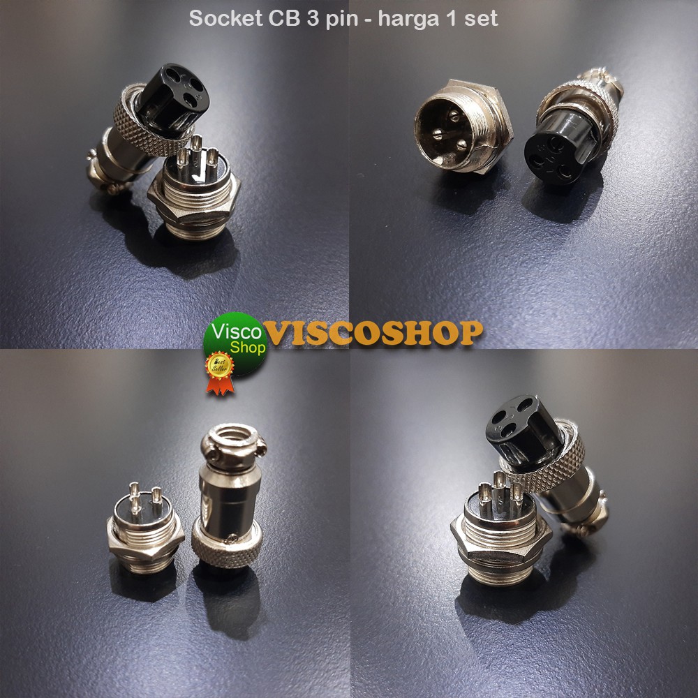 Jack connector CB 3 pin connector CB 3P socket Jack Jack 3P | Shopee Philippines