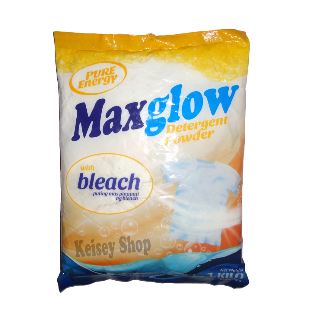 Maxglow Detergent Powder with Fabric Conditioner or with Bleach ...
