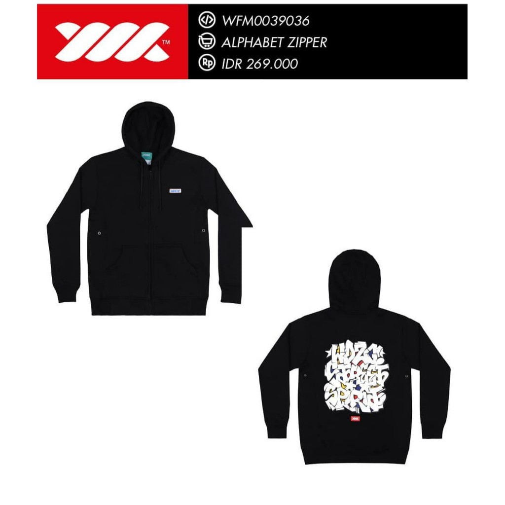 Zipper HOODIE WADEZIG ALPHABET ORIGINAL | Shopee Philippines