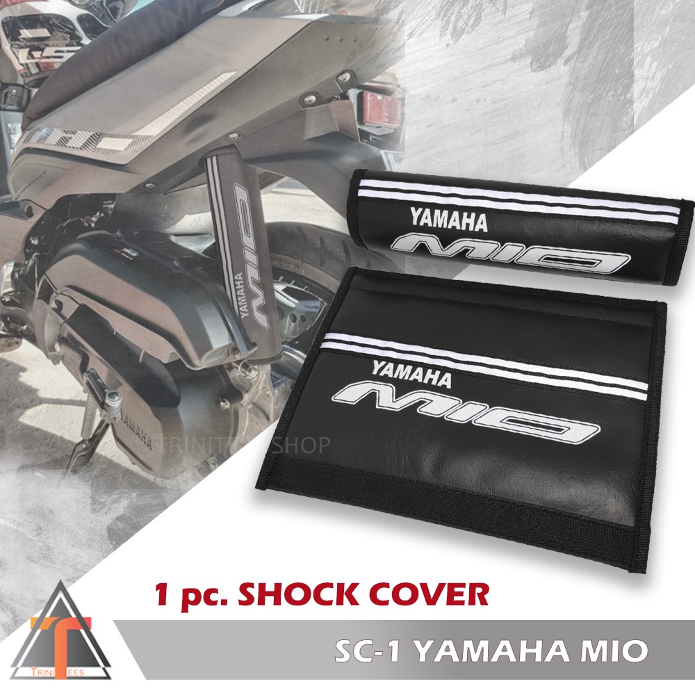 SC-01 1pc. Yamaha MIO Shock Cover Waterproof Leather with Reflective ...