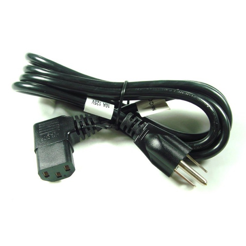 Computer Power Cord 1 5m 10a 18 Awg Cable With L-Shape Plug | Shopee ...