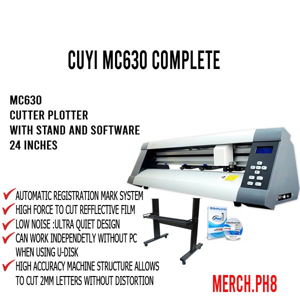 HEAVY DUTY CUYI MC630 CUTTER PLOTTER MACHINE 24 INCHES | Shopee Philippines