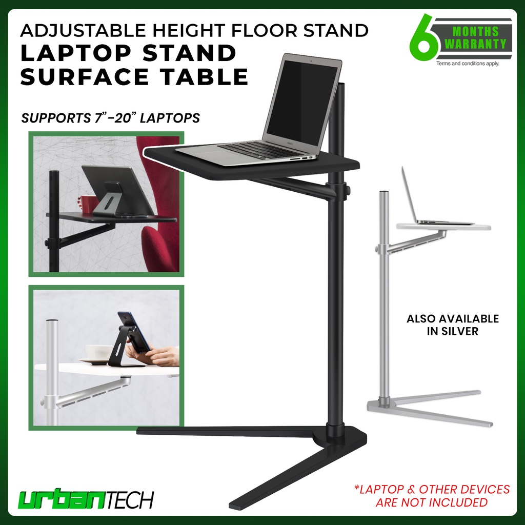 Adjustable Surface Table Laptop Stand Floor Stand with Adjustable ...