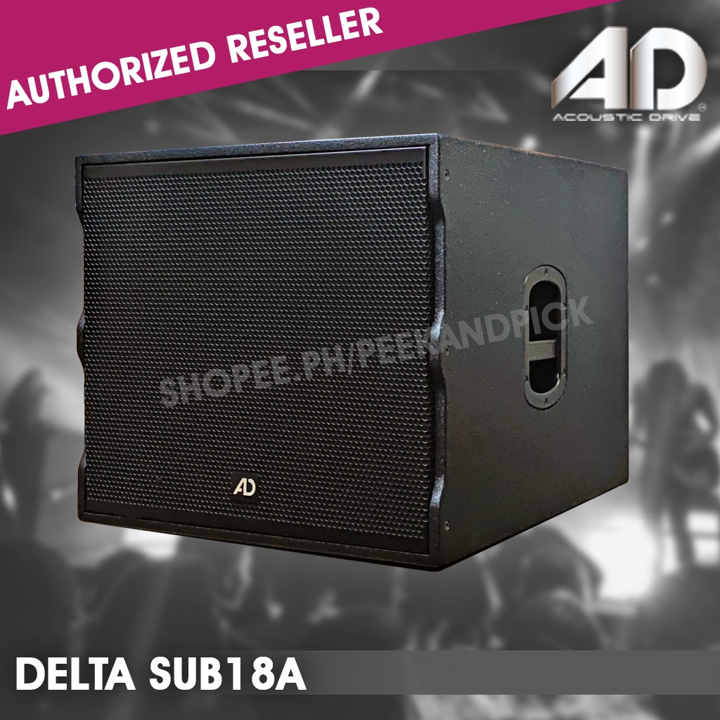 AD Delta SUB18A Powered Active Subwoofer 800W-1600 DSP Presets 18 ...