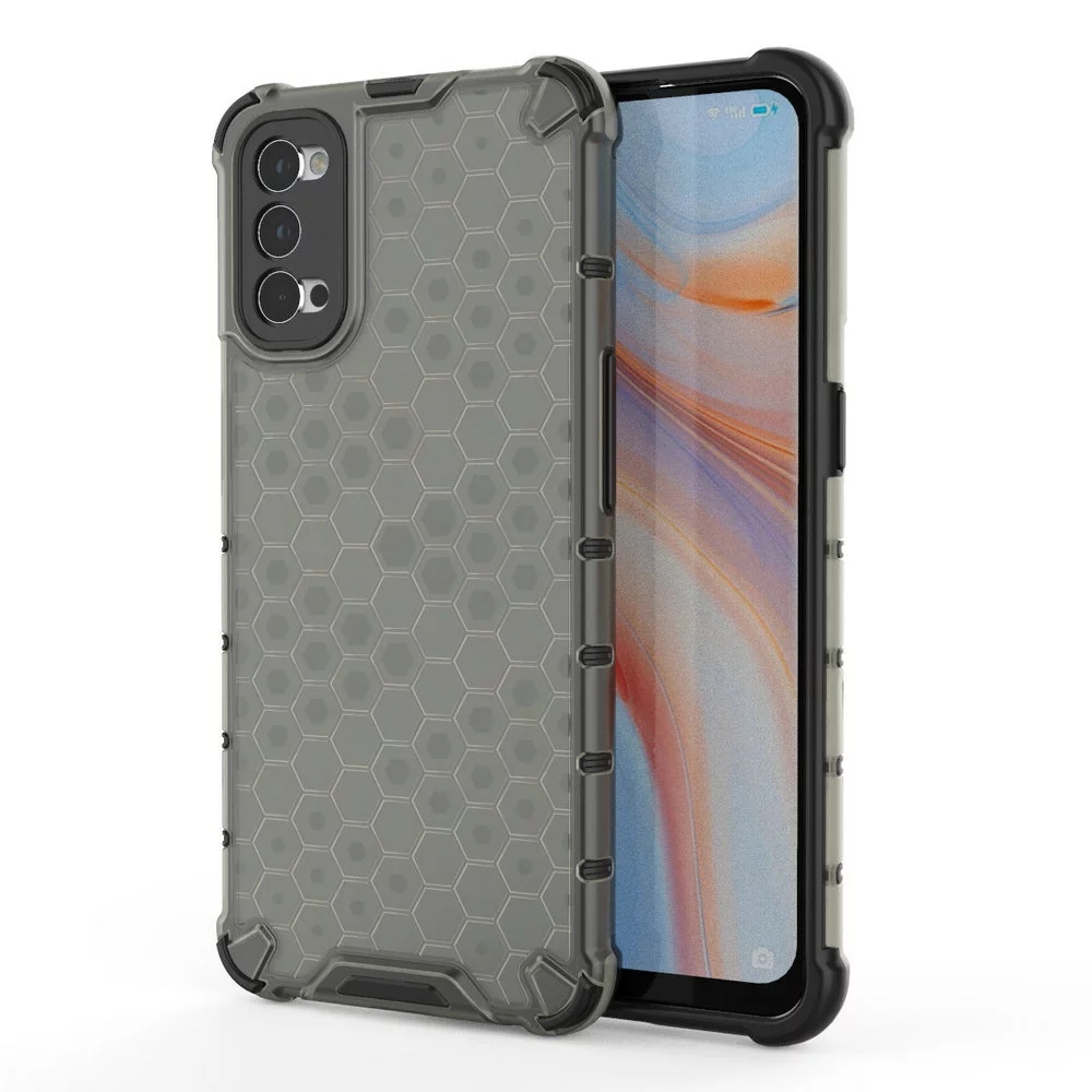 OPPO Reno 7 SE 7z 5z 4 3 Pro 2 Armor Case Hybrid Honeycomb Pattern ...