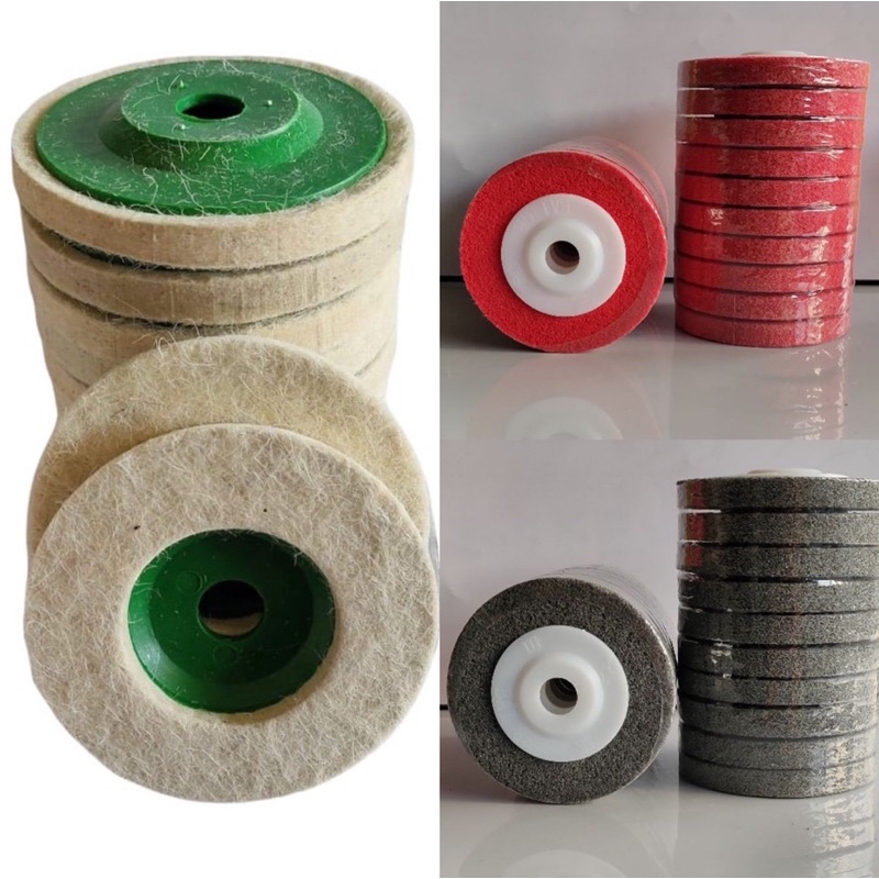 BUFFING Disc/ BUFFING Wheel/Buffing Wheel Gray & White /Buffing Maong ...
