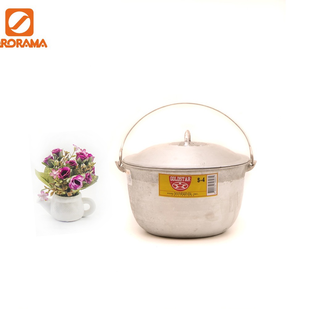 Kaldero Small Aluminum Swing Single Handle Pot Cooker Aluminum Cookware ...