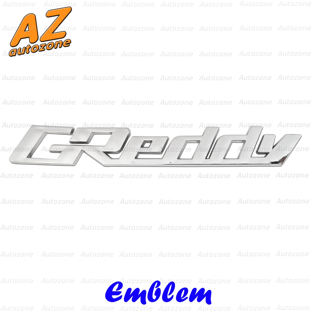 Greddy Logo Emblem Badge (Chrome) | Shopee Philippines