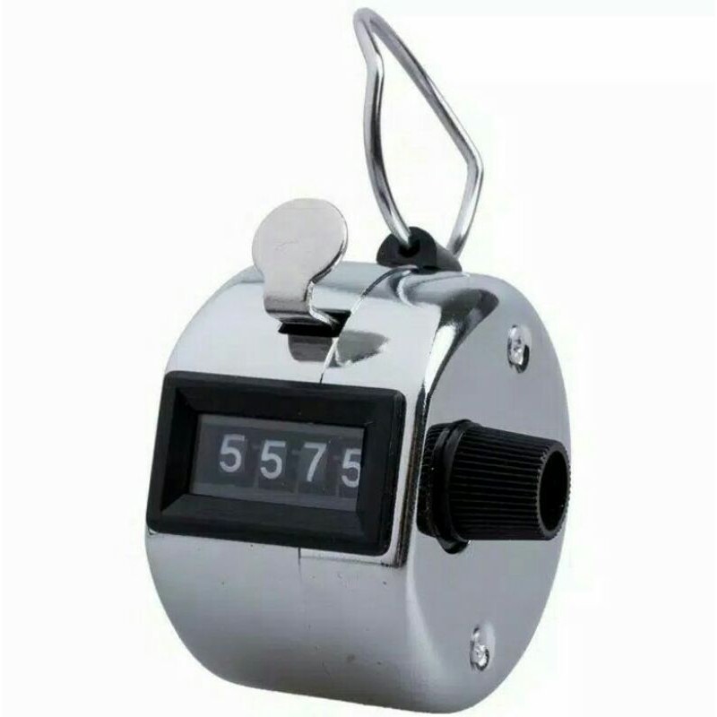Hand tally counter stainlest 4-digit Quick Counting Tool cheker hand ...