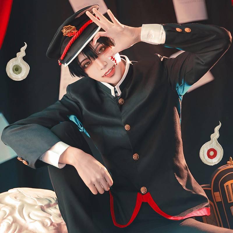 1/3 Delusional Toilet-Bound Hanako kun cos clothing cape uniform c ...