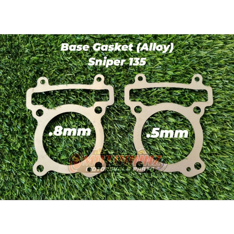 BASE GASKET (ALLOY) SNIPER135 (Bore: 69mm Thick: 0.5MM / 0.8MM ...