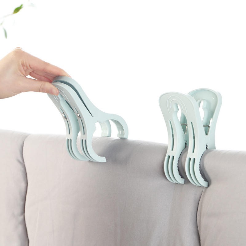 Large windproof clip household multifunctional strong clothes drying ...