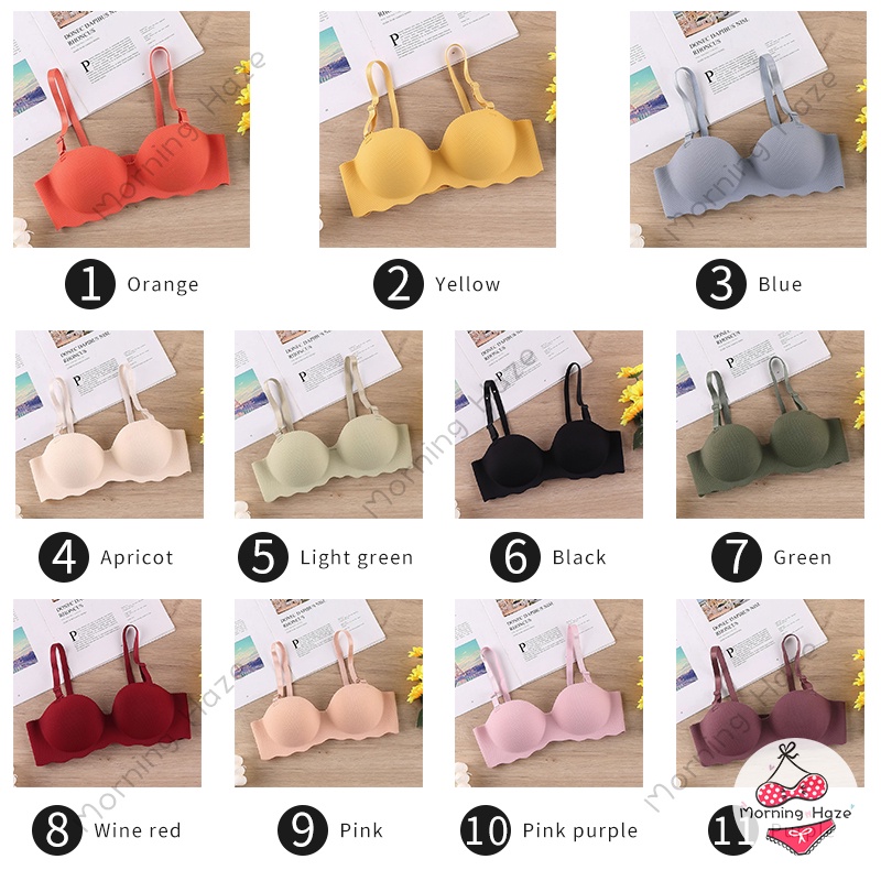 Seamls Breathable Comfortable Push Up Bralette Strapless Nonwire ...