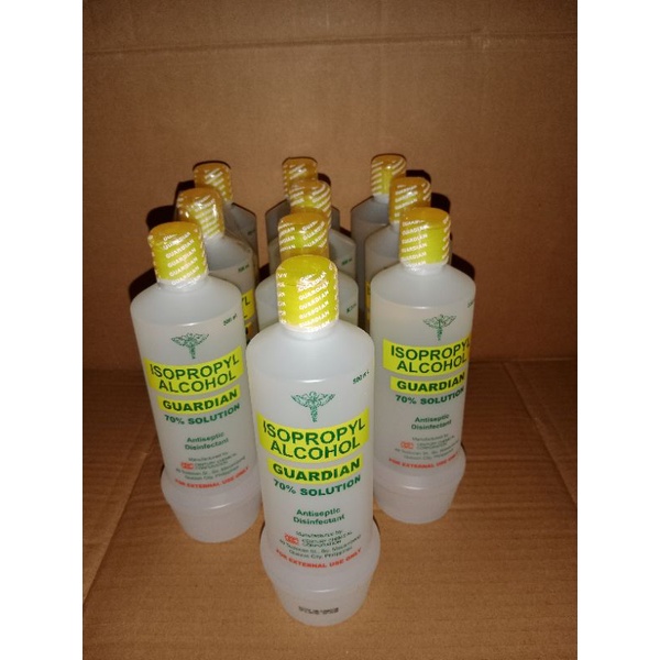 Guardian 70% Isopropyl Alcohol 500ml (bundle:10pcs) | Shopee Philippines