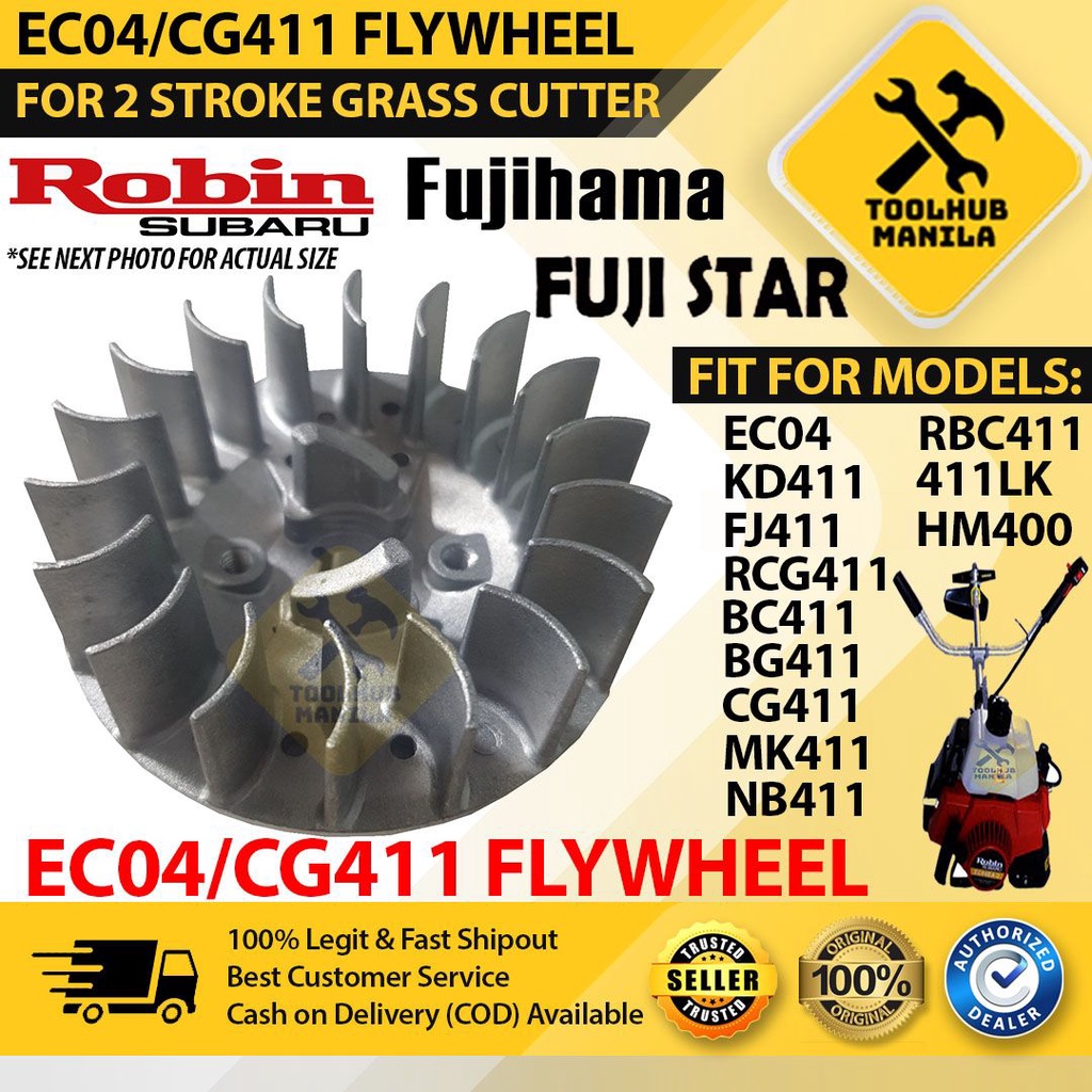 EC04/CG411 Flywheel for Robin EC04, CG411 2 stroke Grass Cutter Brush ...