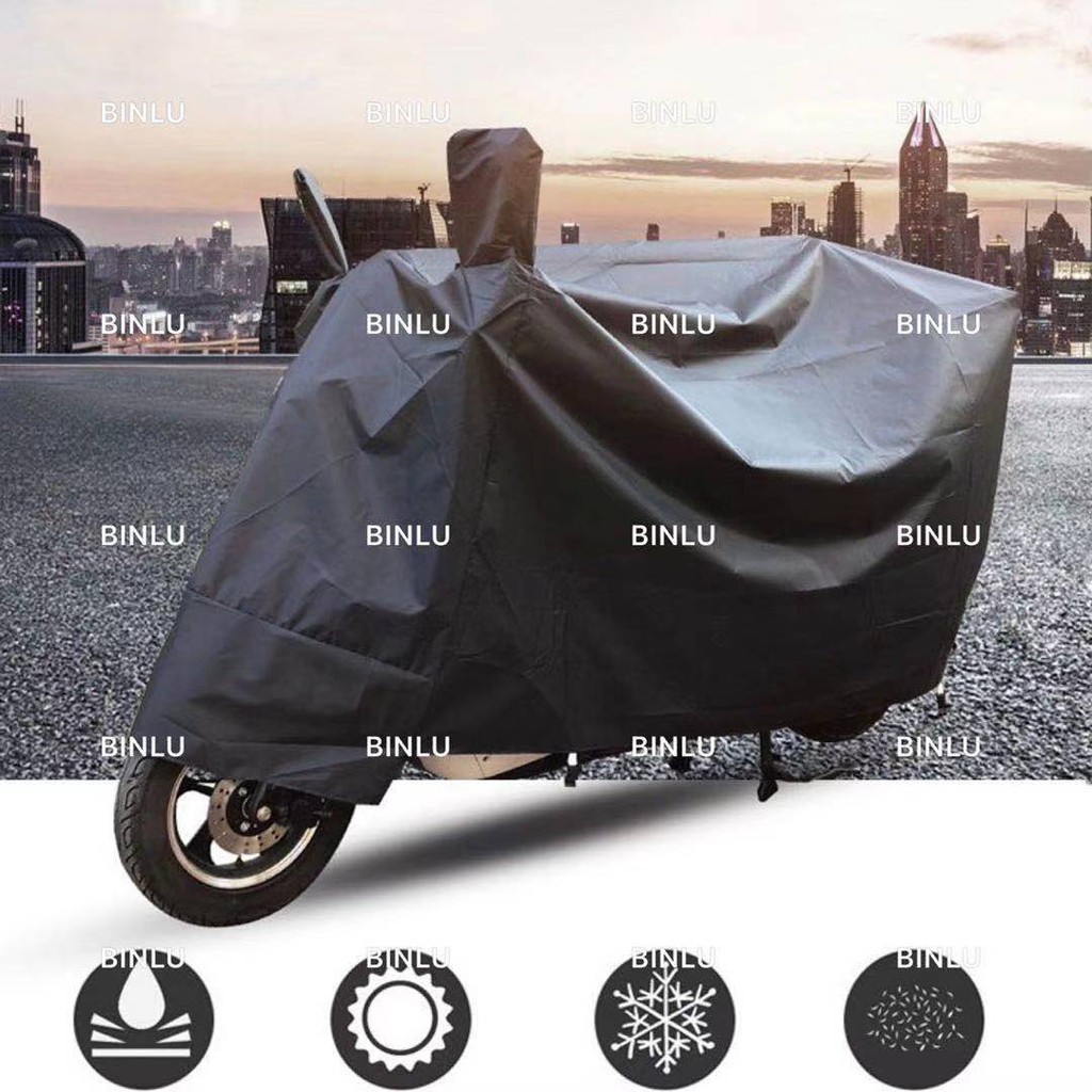 XXL big size motowolf motorcycle cover with top box waterproof motor ...