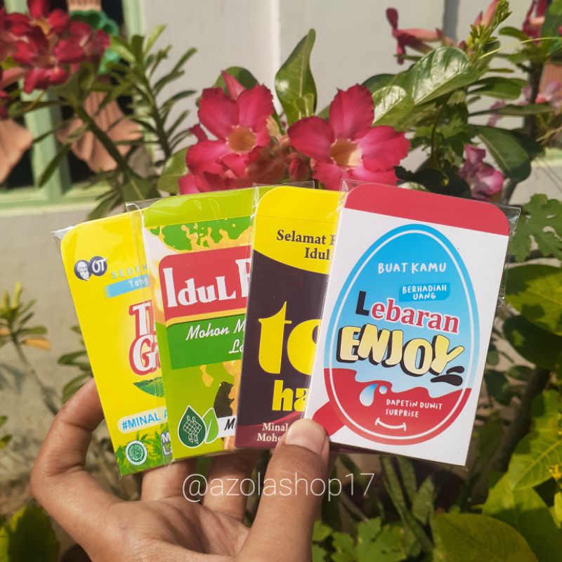 Eid snack envelope 1 PACK contains 10 pcs uk 5,5x9 CAN CHOOSE MOTIVE ...
