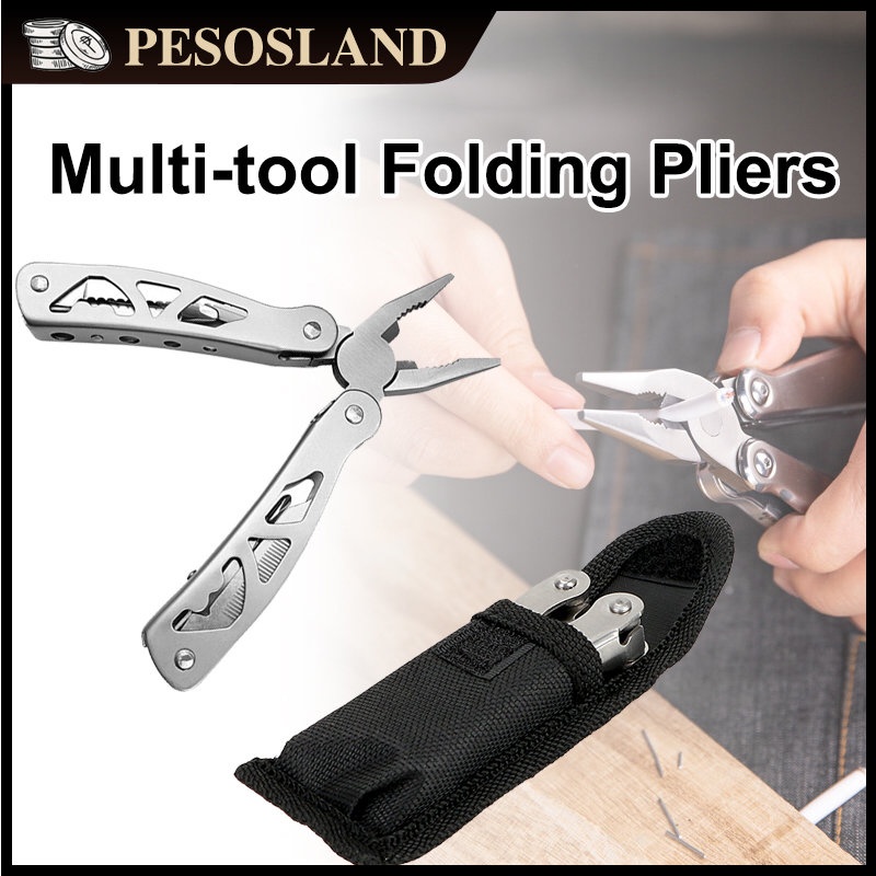 Multifunction Stainless Steel Pocket Pliers Folding Pliers Mini ...