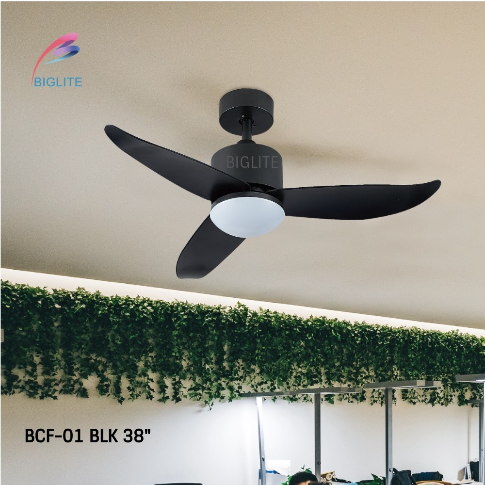 BIGLITE BCF-01 BLK 38" BIGLITE DC CEILING FAN, TRI-COLOR DC CEILING FAN | Shopee Philippines