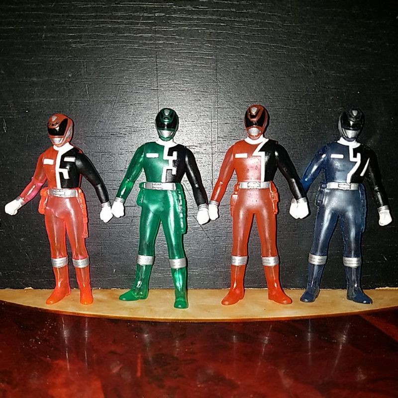 Power Rangers SPD Dekaranger Special Color Soft Vinyl Mini Figures ...