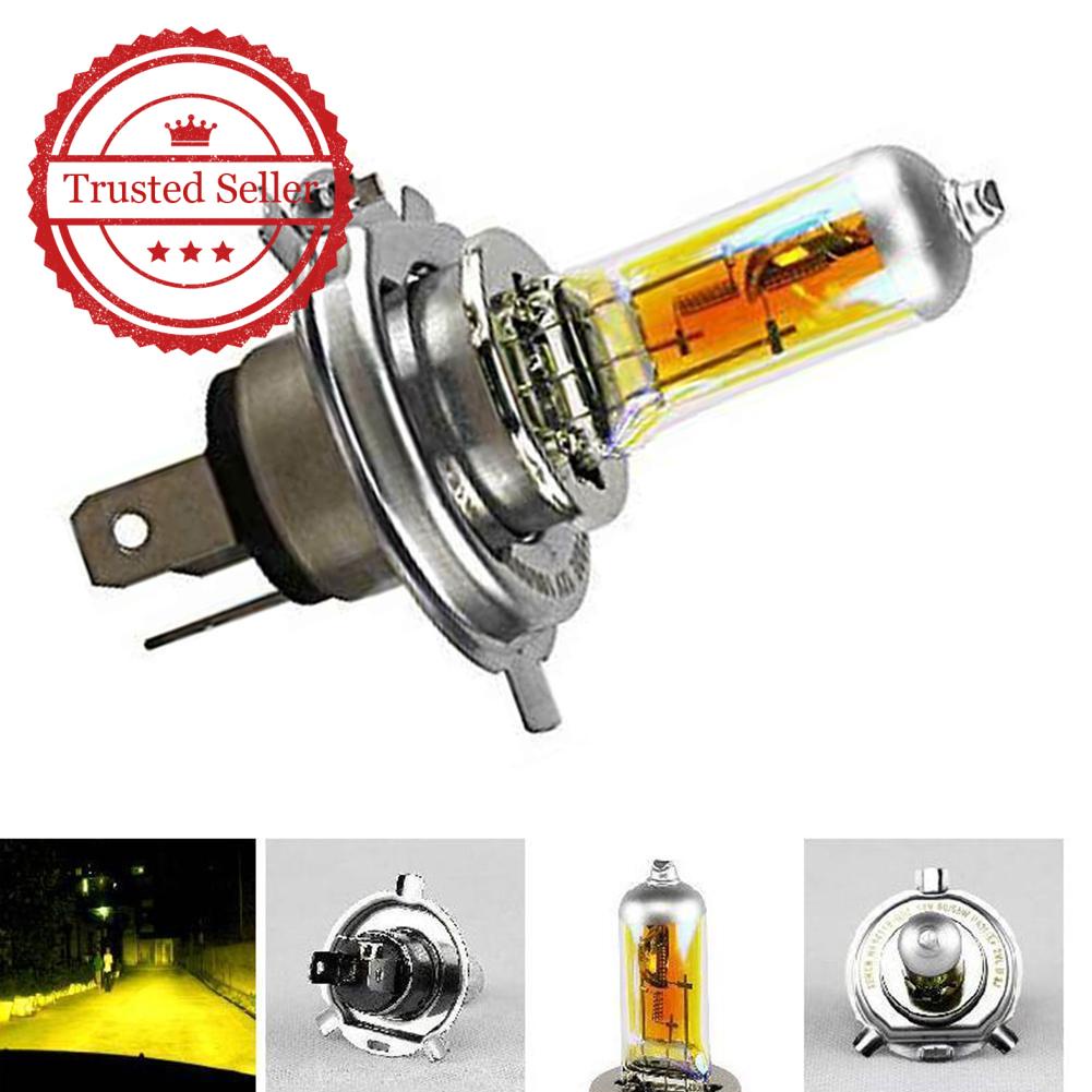 1 Pcs H4 12V 60/55W P43T Halogen Bulb 2300k Golden HeadLight Glass 55w ...