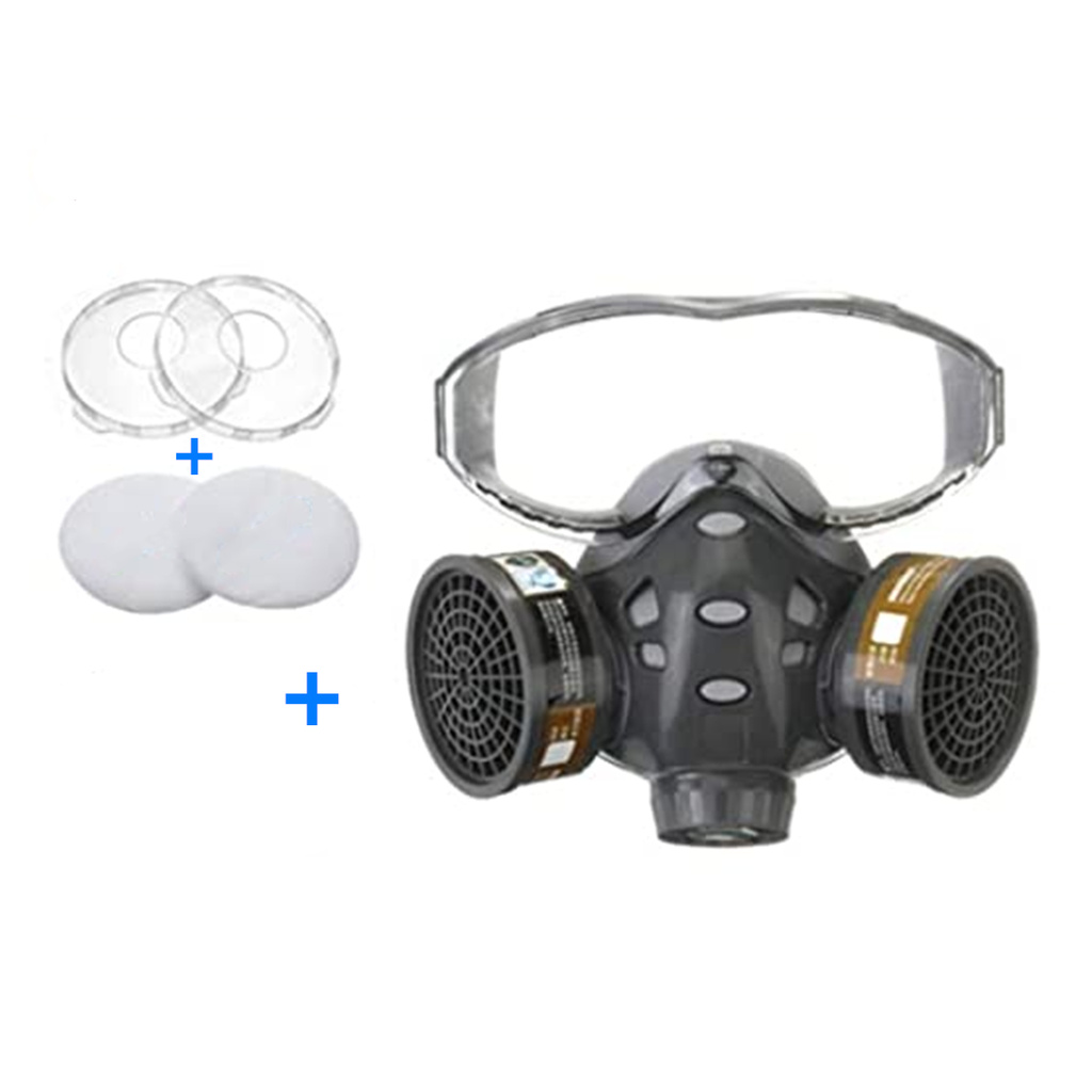 Gas Mask Chemical Respirator For Spray Paint Formaldehyde Protection ...