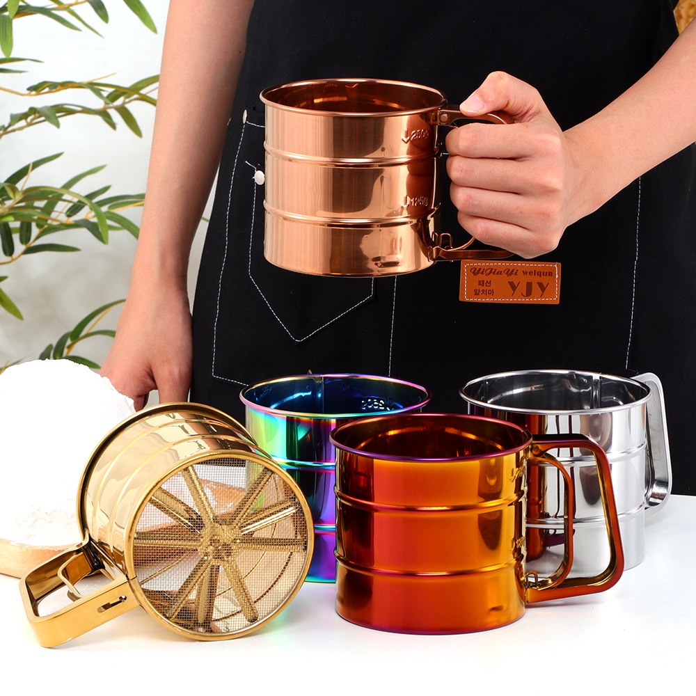 Flour Powder Sifter for Baking High Quality Stainless Steel (Available ...