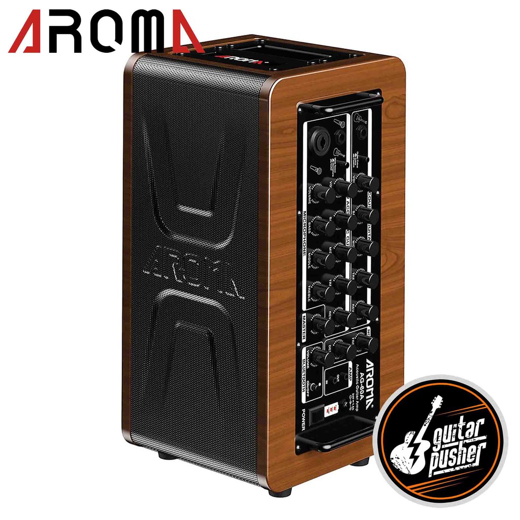Aroma Ag-60A 60W Acoustic Guitar Amplifier/Micro Pa Or Monitor With ...