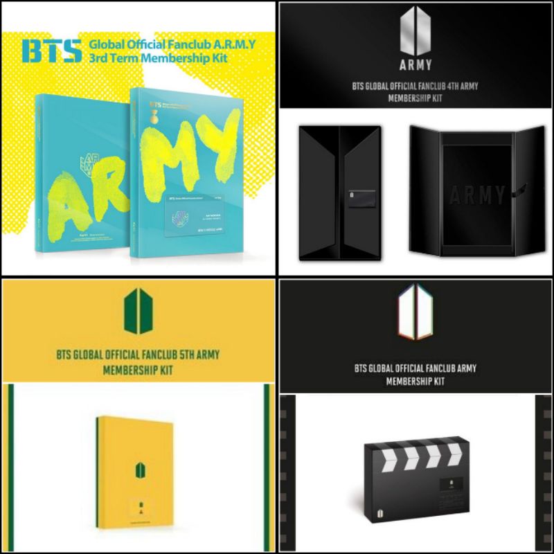 BTS ARMY MEMBERSHIP KIT (3RD/4TH/5TH/6TH) | Shopee Philippines