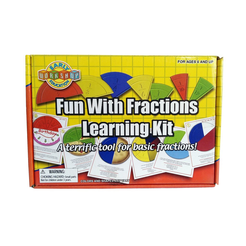 Early Workshop Education Kit - Fun with Fractions Learning Kit | Shopee ...