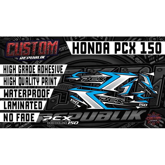Honda PCX 150 Stylized Strip Decals Set P1 | Shopee Philippines