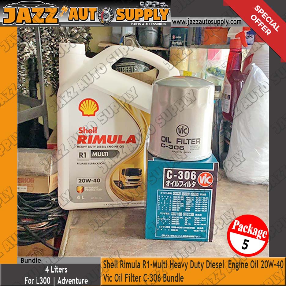 Shell Rimula R1-Multi Heavy Duty Diesel Engine Oil 20W-40 + Vic Oil ...